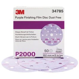 3M 34785 260L Series Dust Free Hook & Loop P2000 Grit 6 in. Sanding ...